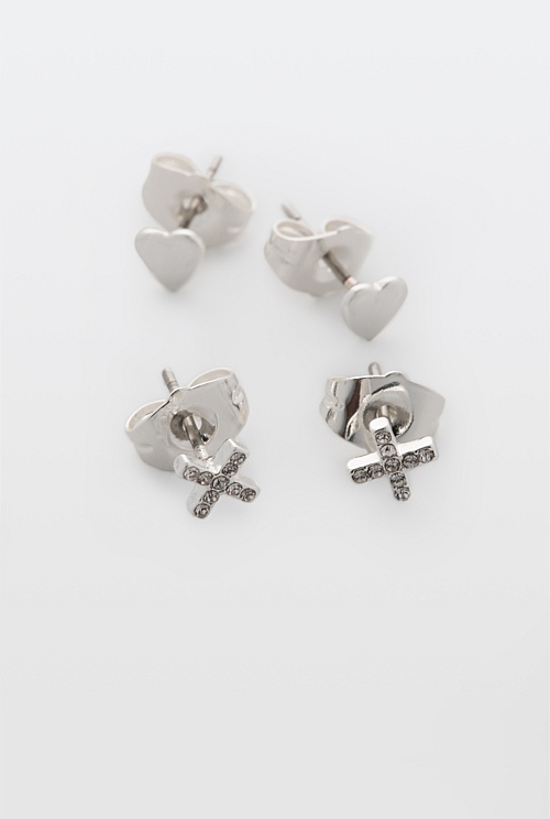 Silver Multi Stud - Earrings | Country Road