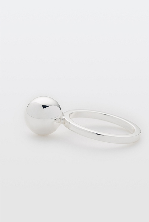 Silver Aurora Ball Ring - Jewellery | Country Road
