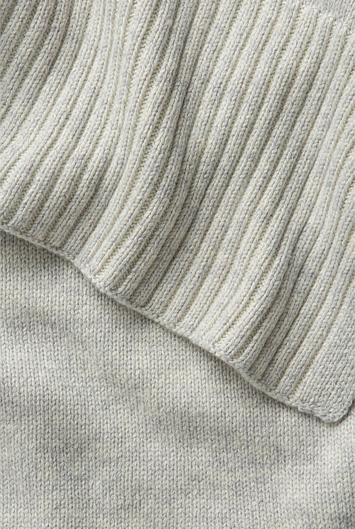 Pale Grey Ilee Knit Throw - Throws | Country Road