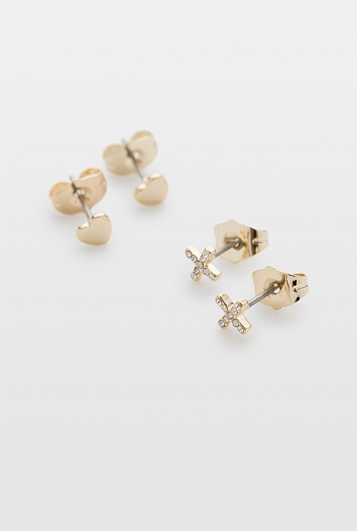 Gold Multi Stud - Earrings | Country Road