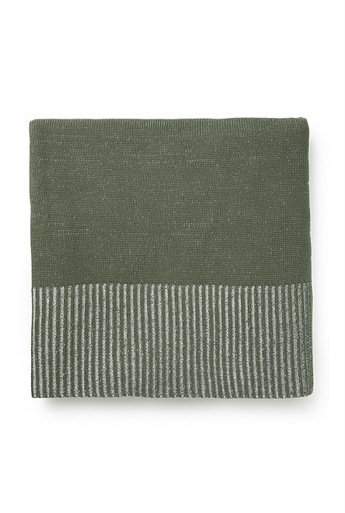 Olive Lea Knit Throw - Throws | Country Road