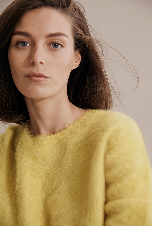 Lemonade Brushed Fluffy Knit - Knitwear | Country Road