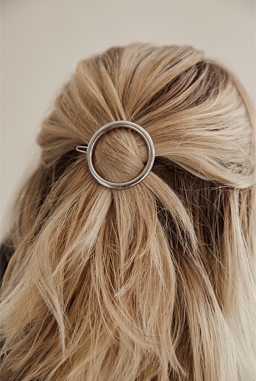 Silver Remy Round Clip - Accessories | Country Road