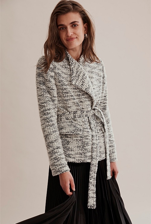 Natural Wrap Jacket - Jackets & Coats | Country Road