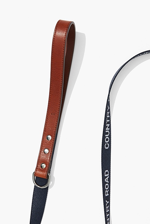 Navy Rupp Logo Dog Lead - Pet | Country Road