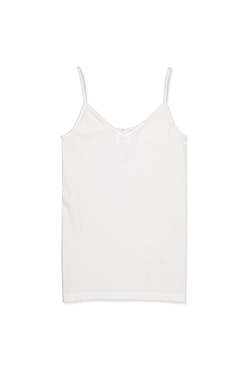 White Seamfree Reversible Cami - T-Shirts & Tops | Country Road