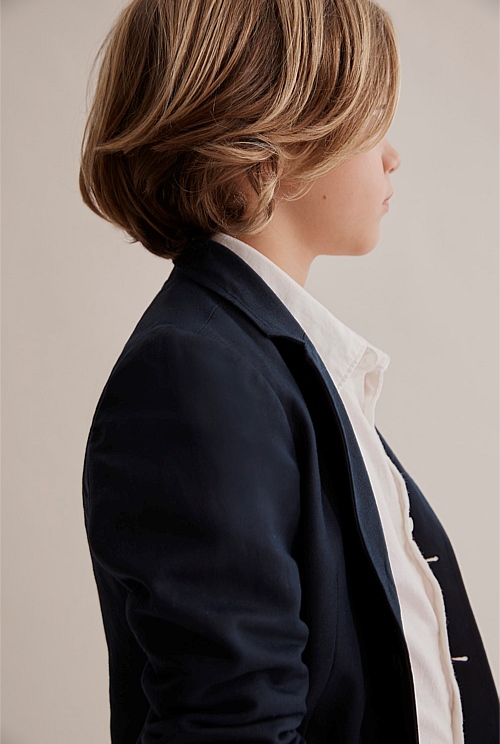 Navy Two Button Jacket - Jackets & Coats | Country Road