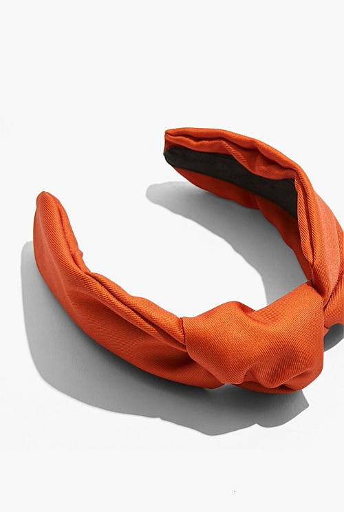 Rust Knotted Headband - Hats, Scarves & Gloves | Country Road