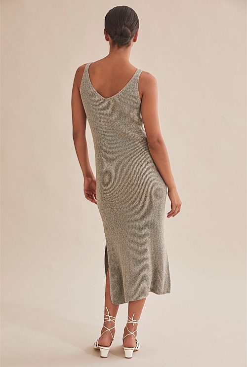 Sage Multi Knit Dress - Dresses | Country Road