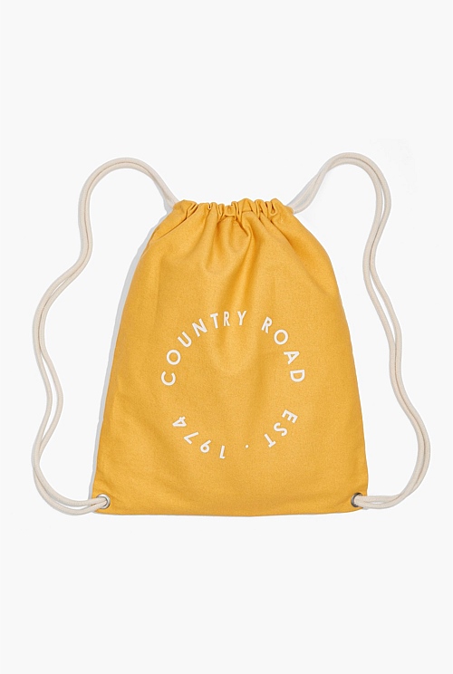 Yellow Drawstring Bag - Accessories | Country Road