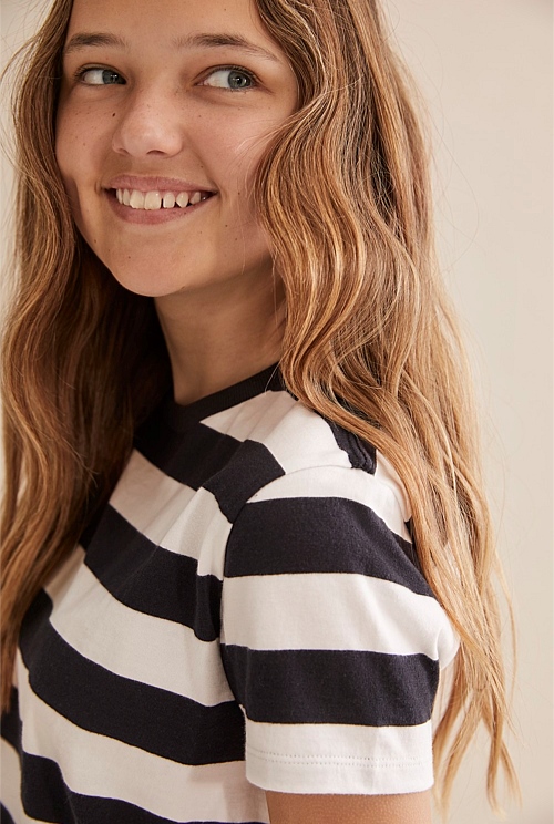 Teen Block Stripe T-Shirt - T-Shirts | Country Road