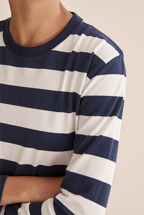 Teen Heavy Stripe T-Shirt - T-Shirts | Country Road