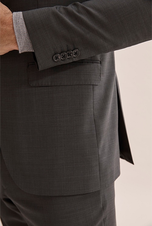 Charcoal Slim Pinhead Jacket - Suits & Tailoring | Country Road