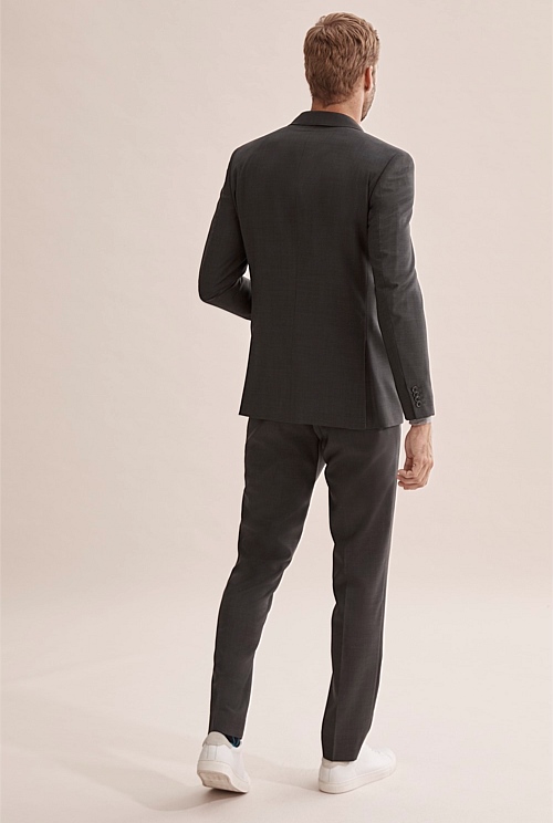 Charcoal Slim Pinhead Jacket - Suits & Tailoring | Country Road