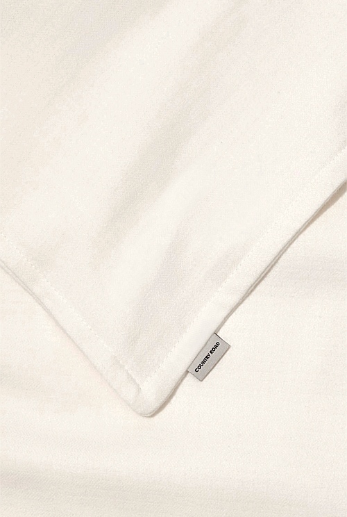 Snow Floc King Flat Sheet - Sheets | Country Road