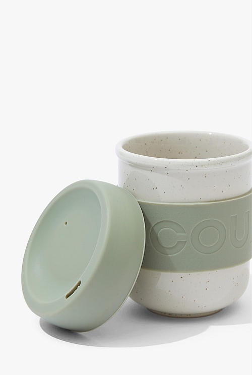 Sage Dean Ceramic Reusable Cup - Mugs | Country Road