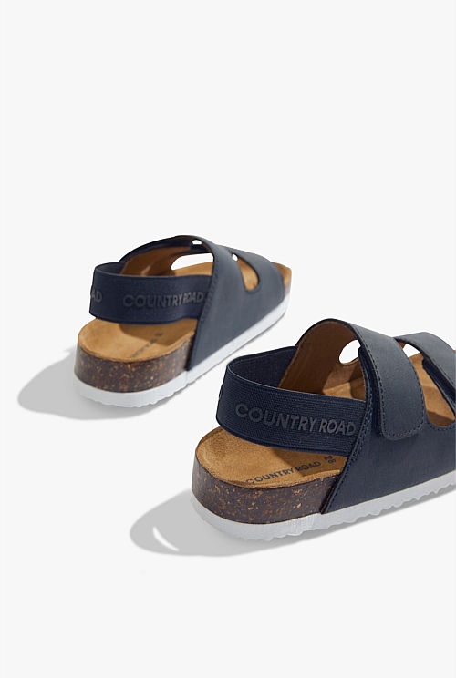 Navy Elastic Sandal - Accessories | Country Road