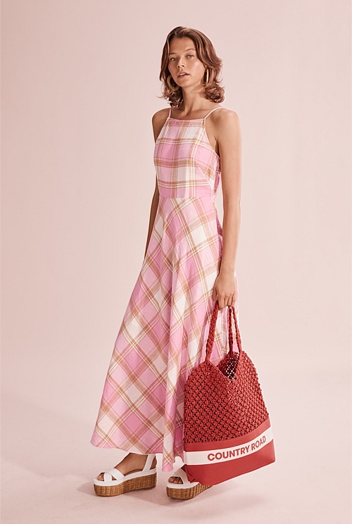 Chilli Red CR Net Shopper - Bags | Country Road